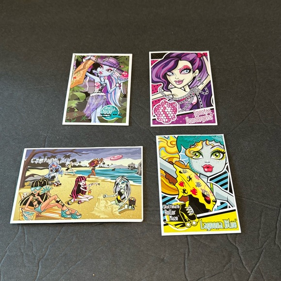 monster high | Toys | Monster High 4 Trading Cards | Poshmark